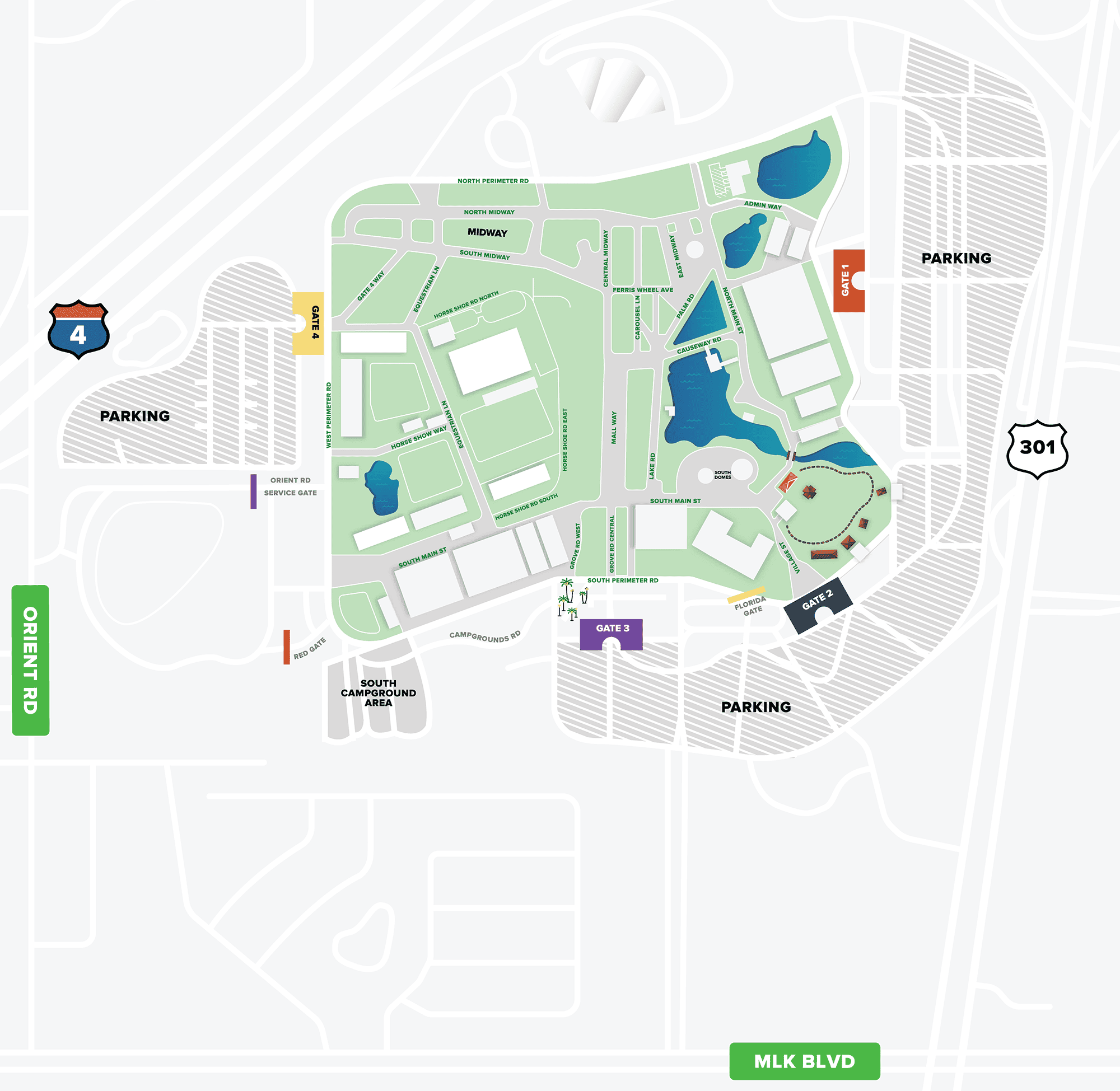 Florida State Fairgrounds Map