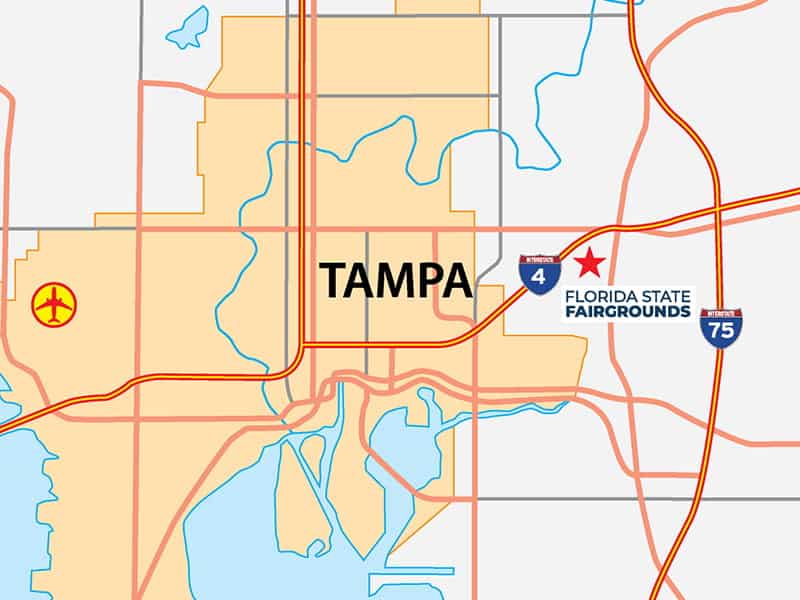 Florida State Fairgrounds Map